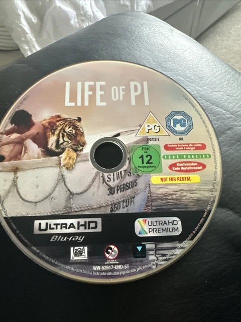 LIFE OF PI ULTRA HD DISC ONLY £9.00 - PicClick UK
