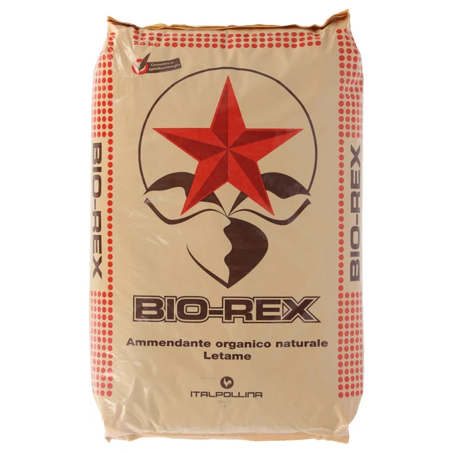 ITALPOLLINA BIO REX organischer NPK Dünger 25 kg Naturdünger ...