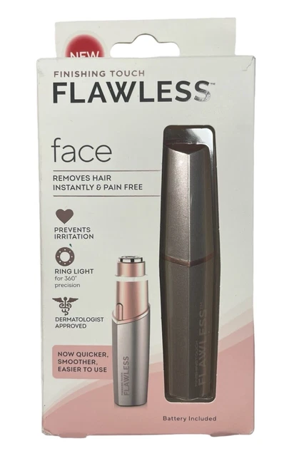 FINISHING TOUCH FLAWLESS Facial Hair Remover for Women, Rose Gold ...
