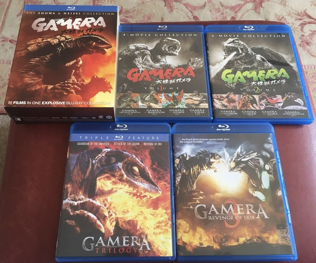 GAMERA THE SHOWA & Heisei Collection Blu Ray 11 Films Collection Godzilla Kaiju £33.32 - PicClick UK
