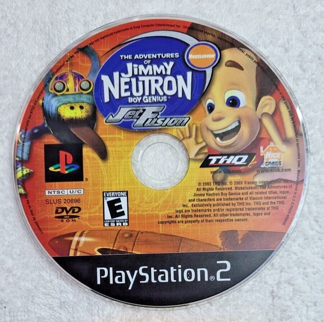 ADVENTURES OF JIMMY Neutron Boy Genius: Jet Fusion PlayStation 2 PS2 ...