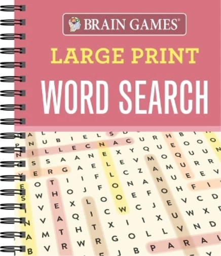 BRAIN GAMES - Large Print Word Search (Encuadernación de anillas) EUR ...