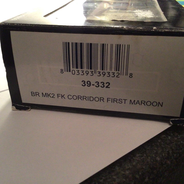 BACHMANN 00 GAUGE 39-332 Br Mk2 Fk Corridor First Maroon Coach E 13373 ...