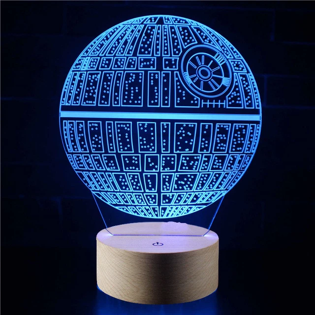 STAR TREK USS Enterprise 3D LED Night Light Table Desk Lamp Christmas ...