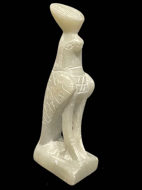 ANCIENT EGYPTIAN ALABASTER Bird Statue Depicting The Goddess Horus 664 ...
