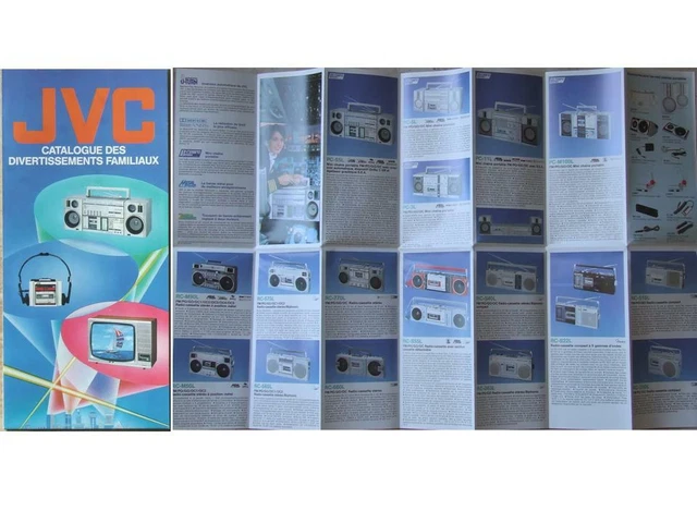 BROCHURE JVC AUDIO Video 1984 Walkman EUR 25,99 - PicClick FR