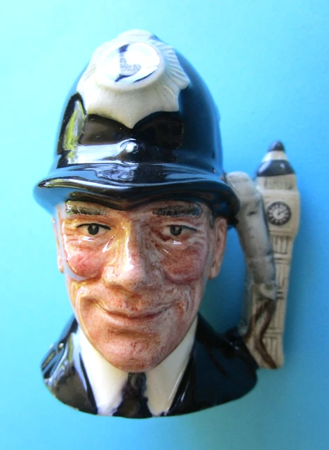 ROYAL DOULTON SMALL Toby Jug, The London Bobby 1985...AS Is $10.00 ...