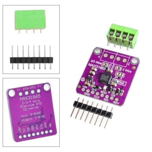 MAX31865 ARDUINO PT100 RTD thermocouple capteur carte amplificateur ...