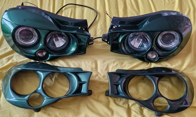 SUBARU IMPREZA BUGEYE Morette Headlights JDM Wrx Sti Morettes Morretes ...