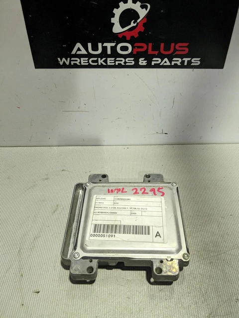 HOLDEN COMMODORE ECU Engine Ecu, 6.0 V8, Ecu Only, Ve, 08/06-04/13 06 ...