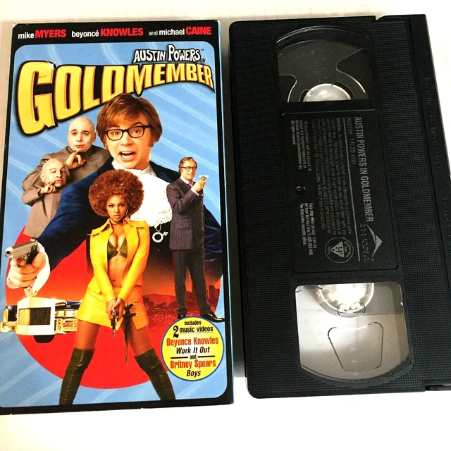 AUSTIN POWERS GOLDMEMBER VHS tape Ships Free Same Day With Tracking £8. ...