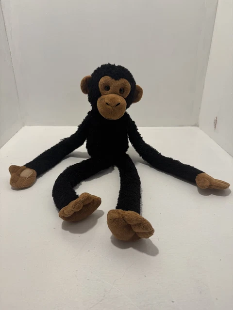 CHESTER ZOO KEEL Black Hanging Monkey Chimp Plush Soft Toy 50cm Long £12.91 - PicClick UK