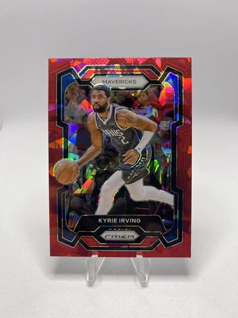 KYRIE IRVING 2023-24 Panini Prizm glace craquée rouge #22 Dallas ...