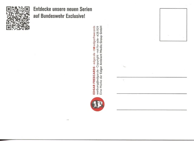 EDGAR KARTE BLANKO Bundeswehr Exclusive ALLES IM PRÄSENTIERGRIFF ...