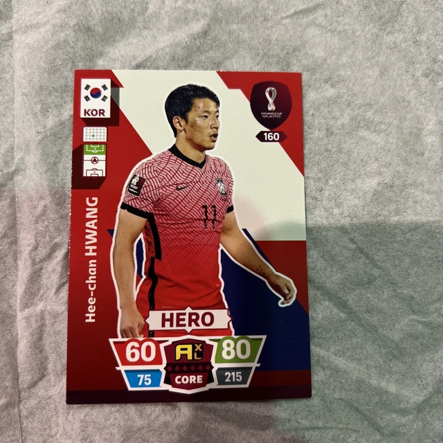 FIFA WORLD CUP qatar 2022 Hee Chan Hwang HERO card # 160 new Condition ...