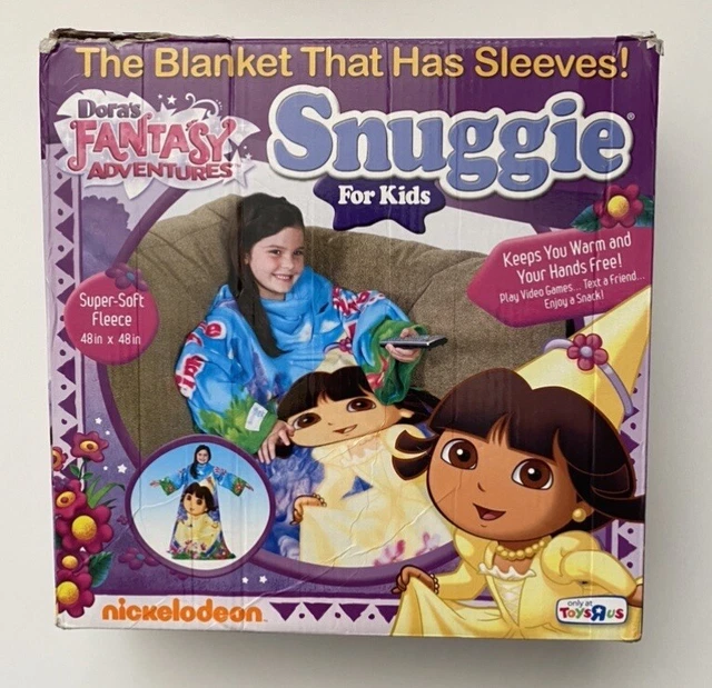 SNUGGIE BLANKET FOR kids with sleeves kids, Dora’s Fantasy Adventures ...