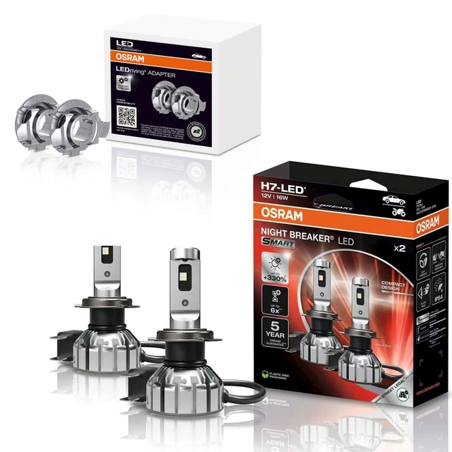OSRAM NIGHT BREAKER LED SMART H7 6000K Cool White für Skoda Kodiaq ab ...
