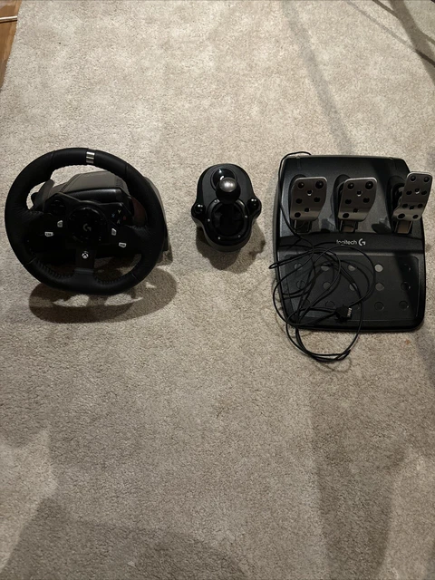 LOGITECH G920 USB Steering Wheel, Pedals PC And Shifter, Xbox - Black ...