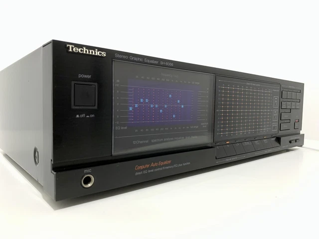 TECHNICS SH-8066 STEREO Graphic Equalizer Spectrum Analyzer Vintage 85 ...