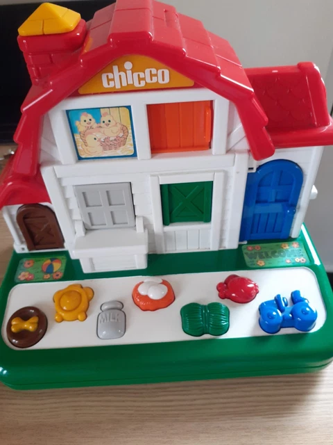 CHICCO- MUSICAL ANIMAL Sounds Farm House Toy G.w.o. £5.50 - PicClick UK