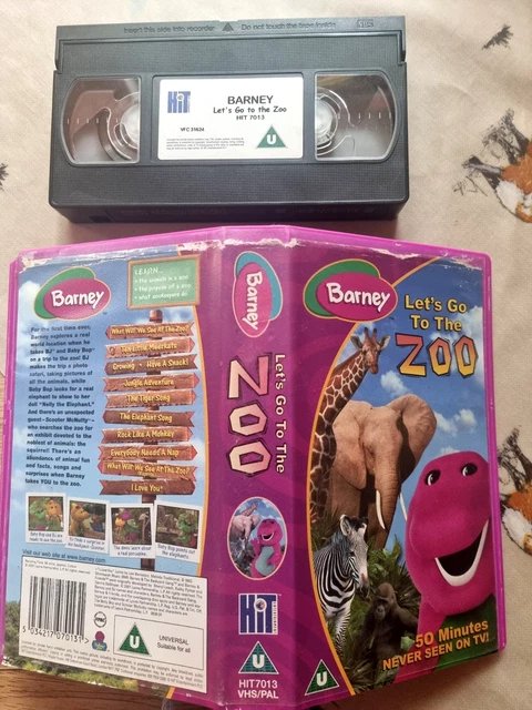 BARNEY,LETS GO TO The Zoo Vhs £9.71 - PicClick UK