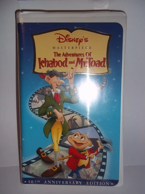 DISNEY'S THE ADVENTURES of Ichabod and Mr. Toad (VHS, 1999) 50th ...