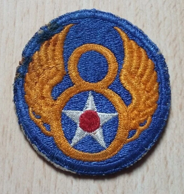 US ARMY USAAF 8th Air Force Badge WW2 Original American Air Force Patch ...