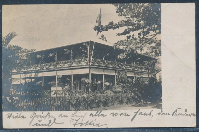 SAMOA ECHTFOTO-AK AB Samoa 1910 nach Worms (1607) EUR 49,49 - PicClick DE