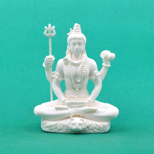 HINDU GOD LORD Shiv Shiva Sculpture Idol Statue Figurine Home Decor ...