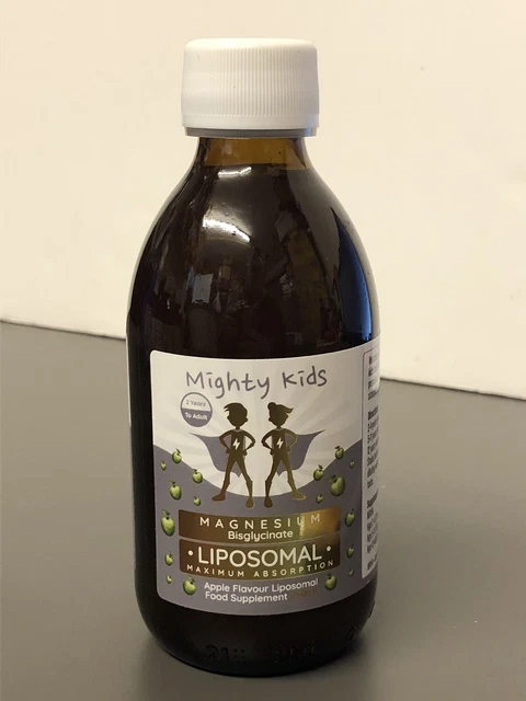 MIGHTY KIDS - Liposomal MAGNESIUM Liquid Supplement 250ml. BRAND NEW. £21.99 - PicClick UK