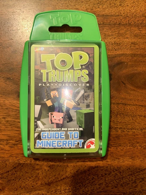 GUIDE TO MINECRAFT Top Trumps 30 Playing Cards With Case £6.50 ...