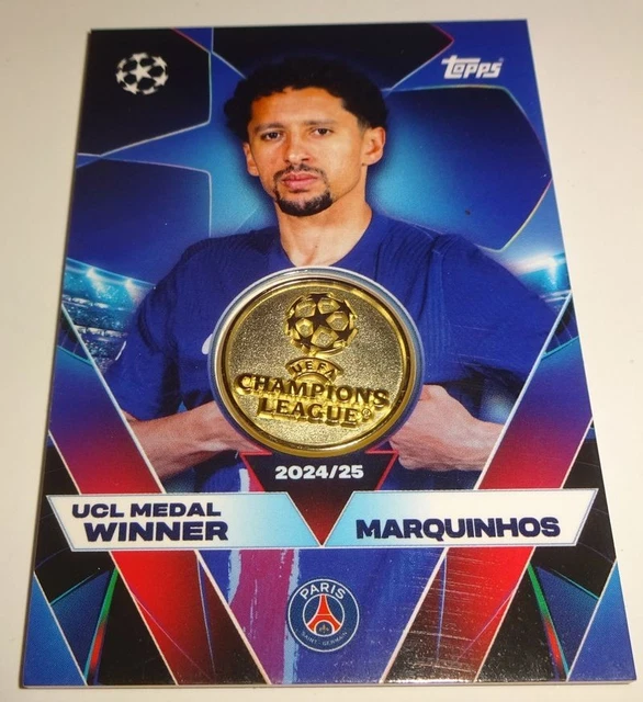 TOPPS MATCH ATTAX 2026 Champions League UCL Medal Winner Marquinhos Relic EUR 18,50 - PicClick DE