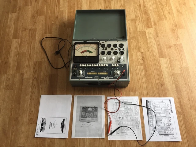 SUPREME TESTING INSTRUMENTS Model 600 Vintage Rare Tube Tester ...