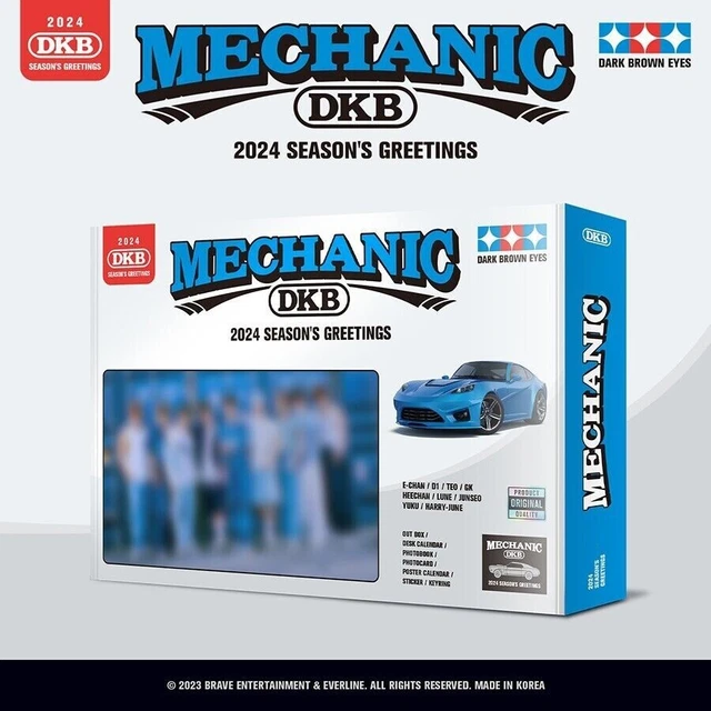 DKB 2024 SEASON’S GREETINGS MECHANIC DARK B/2Calendar+Photo Book+Card ...