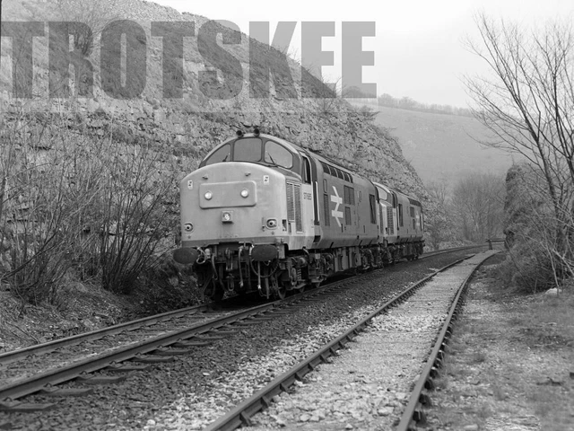LARGER NEGATIVE BR British Railways Diesel Loco 37685 Class 37 c1984 £4 ...