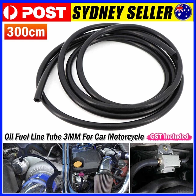 3 METERS Silicone Vacuum Hose Gas Oil Fuel Line Tube 3MM For Car ...