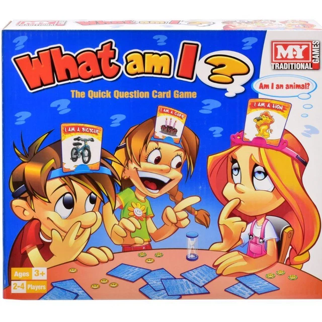 WHAT AM I Guessing Game Traditional Family Game Party Fun 50 Cards ...
