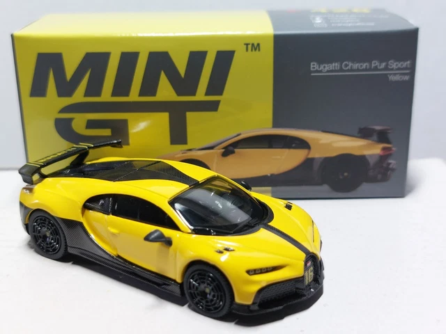 MINI GT 1/64 🇨🇵 Bugatti Chiron pur sport yellow #428 EUR 16,00 ...