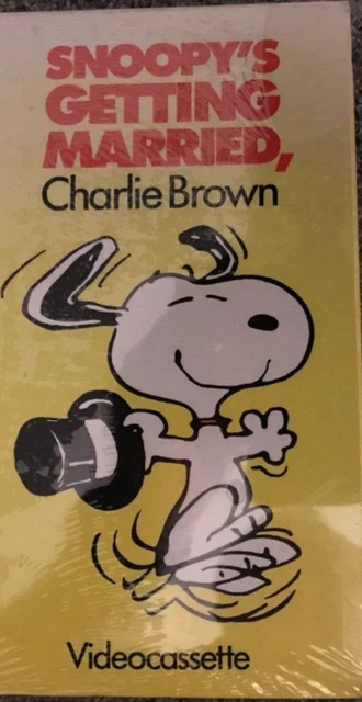 SNOOPY'S GETTING MARRIED, Charlie Brown Sealed VHS NEW £5.10 - PicClick UK