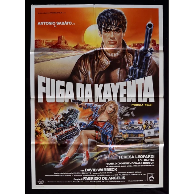 AFFICHE FUGA DA KAYENTA Teresa Leopardi Lou Castel Sabato Warbeck A146 ...