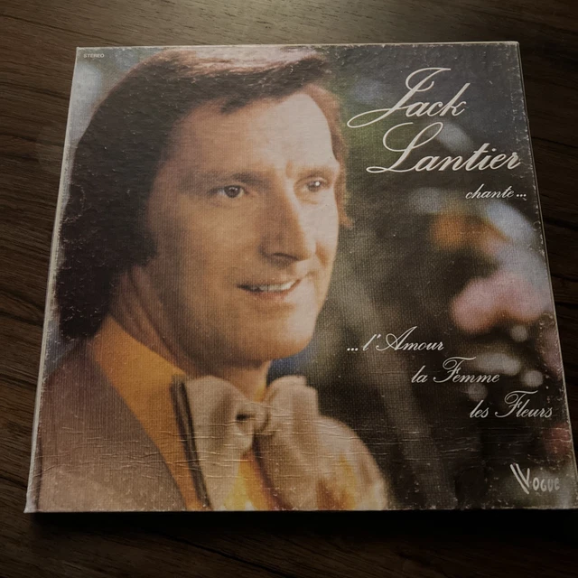 JACK LANTIER CHANTE l'amour la femme les fleurs- Coffret 3 Vinyles 33T ...