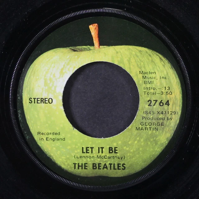 BEATLES : LET it be / you know my name (look up the number) APPLE 7" Single EUR 8,86 - PicClick FR