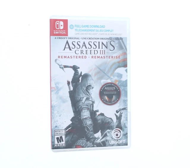 ASSASSINS CREED III Remastered Nintendo Switch Game $19.99 - PicClick