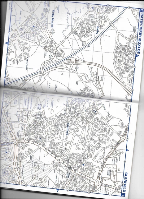SUPER RED BOOK Leicester Loughborough Street Map With Index £5.75 ...