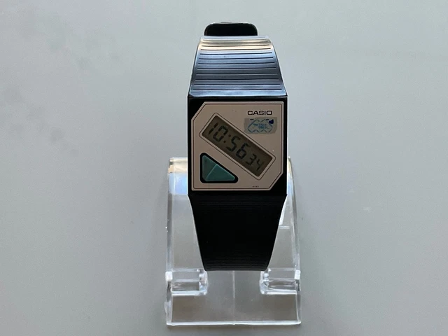 CASIO FS-10 ULTRA Thin Digital Watch 1987 Very Rare Keeps Time Well £ ...