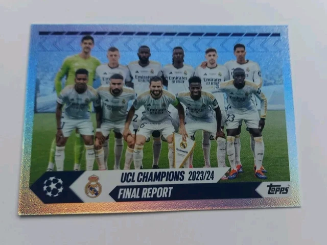 UCL CHAMPIONS 2023/24 Final Report Match Attax 2024/2025 24/25 # UCL FR ...