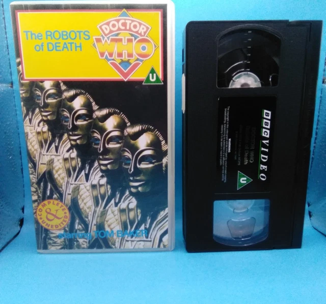 DOCTOR WHO THE Robots Of Death BBC Video VHS Pal - Tom Baker as Dr.Who ...