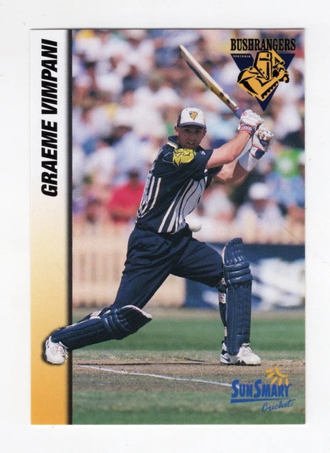CRICKET CARD. VCA Bushrangers 1998/99. Graeme Vimpani EUR 3,67 ...