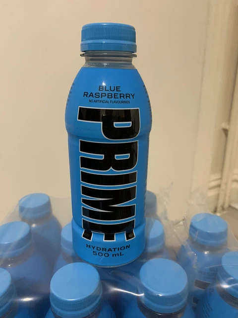 PRIME HYDRATION ENERGY Drink 500ml Logan Paul & KSI BLUE RASPBERRY ...