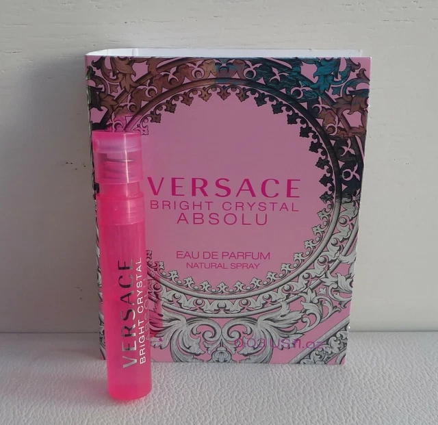 VERSACE BRIGHT CRYSTAL Absolu Eau de Parfum mini Spray Perfume, 1ml ...
